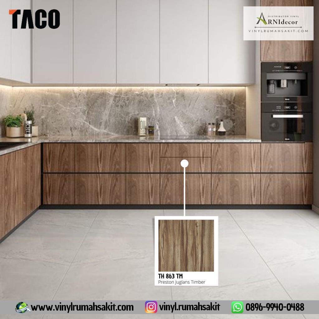 Jual TACO HPL Woodgrain TH 863 TM - Preston Juglans Timber | Shopee ...