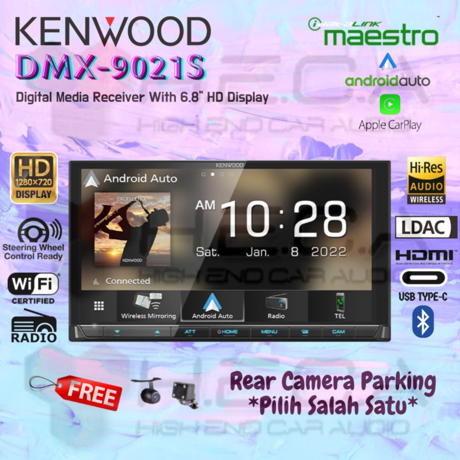 Jual KENWOOD DMX-9021S Head Unit Double Din Tape Audio DMX9021S + Camera | Shopee Indonesia