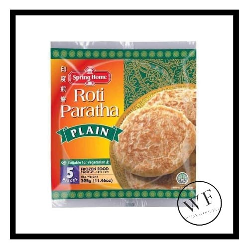 Jual Spring Home Roti Paratha Plain / Wholemeal / Roti India 325grm ...