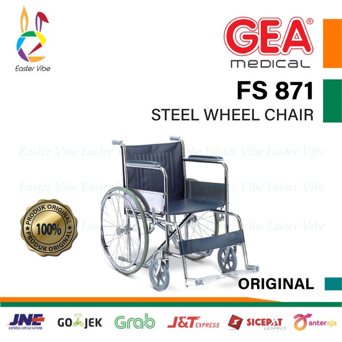 Jual GEA FS 871 SOLID KURSI RODA STANDAR RUMAH SAKIT | Shopee Indonesia