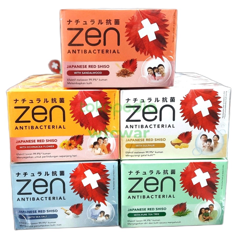 Jual Sabun Zen antibacterial 60g/70g/Sabun Mandi batang | Shopee Indonesia