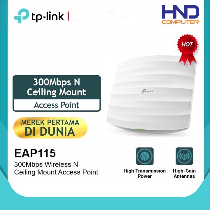 Jual TP-LINK EAP115 300Mbps Wireless N Ceiling Mount Access Point ...