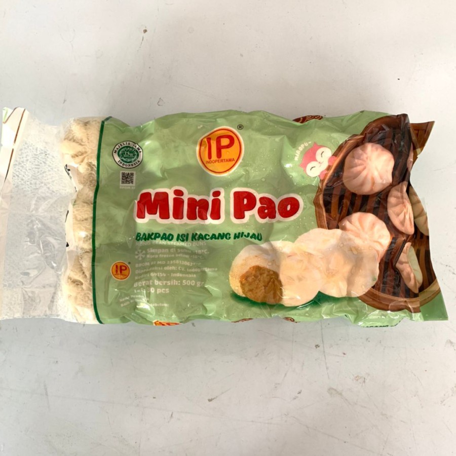 Jual IP Mini Pao Bakpao isi Kacang Hijau ( 30bj ) 500 Gr | Shopee Indonesia
