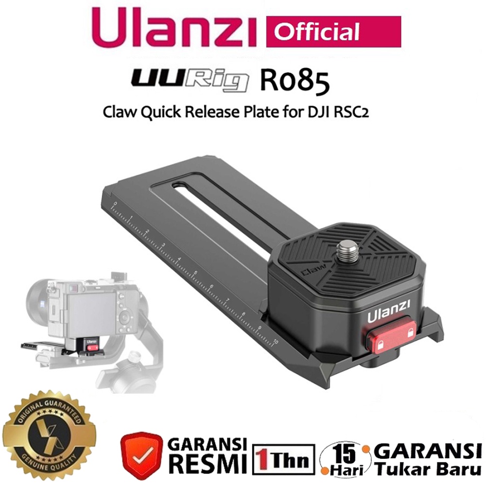 Jual Ulanzi UURIG R085 Claw Quick Release Plate for DJI RSC2 | Shopee ...