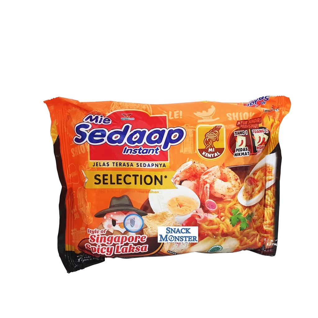 Jual Mie Sedaap Selection Singapore Spicy Laksa, Korean Spicy Chicken ...
