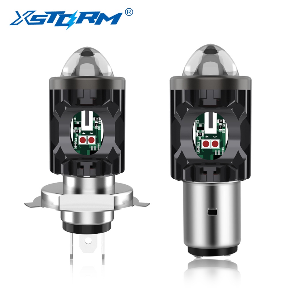 Jual Xstorm 1PC Kecerahan Tinggi H4 LED BA20D H6 3030 3570 Fisheye 4 ...