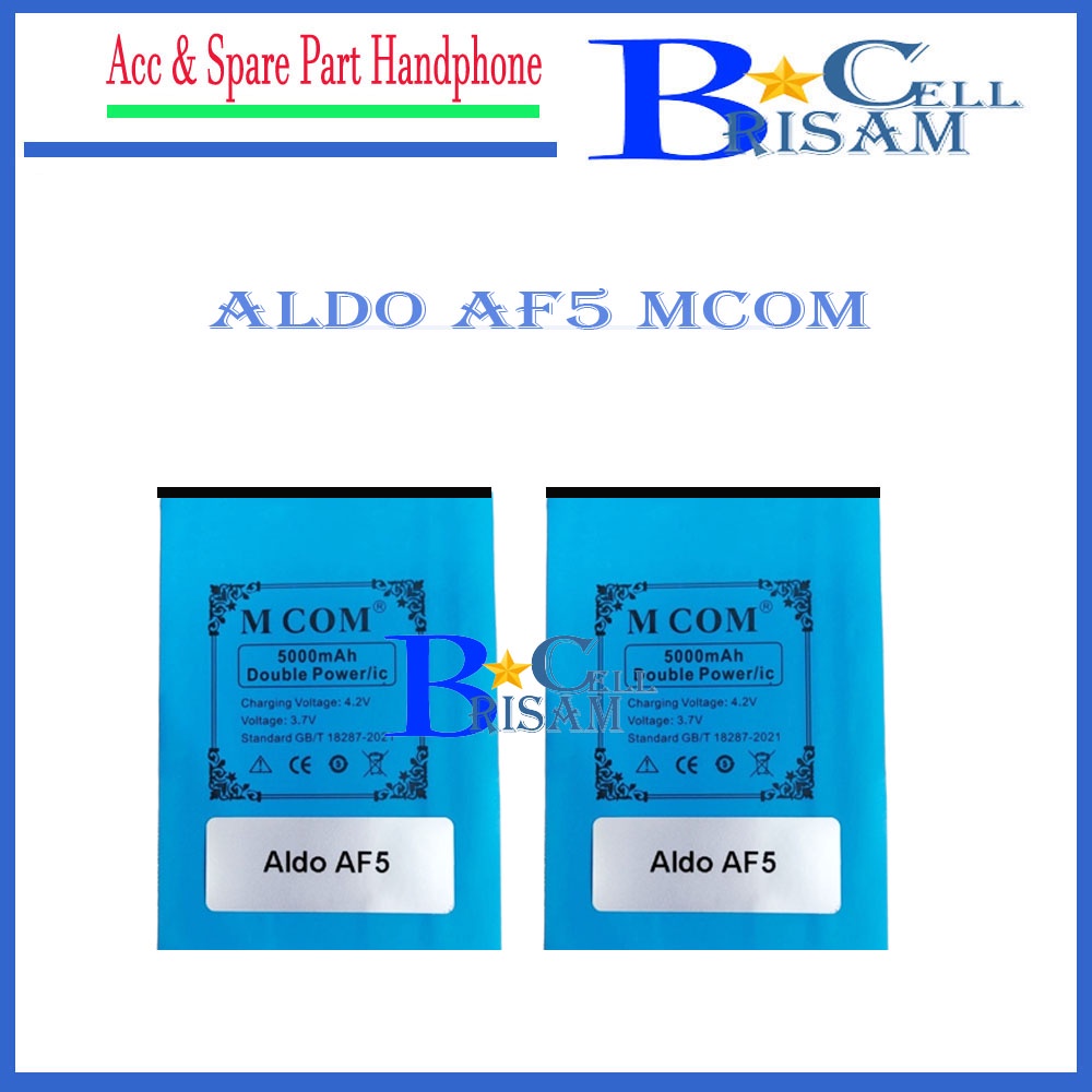 Jual Battery Batere Batre Baterai Double Power Mcom Aldo AF5 Kapasitas 5000 Mah | Shopee Indonesia