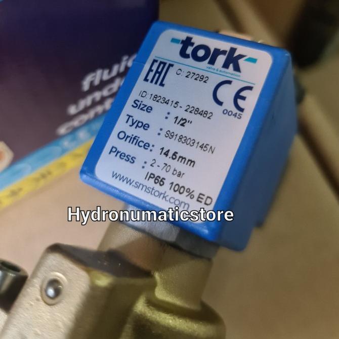 Jual Tork Solenoid Valve 70Bar 1/2" (0.5") Solenoid Valve High Pressure | Shopee Indonesia