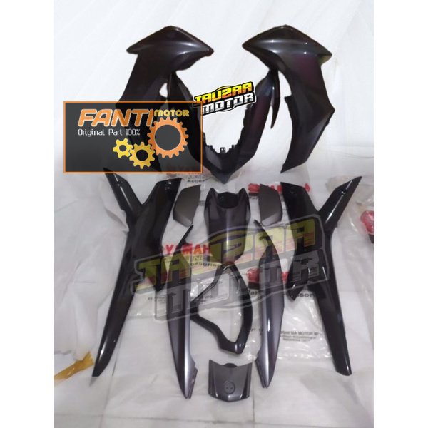 Jual COVER BODY HALUS SET NEW AEROX 155 ABU ABU ORIGINAL YAMAHA ...