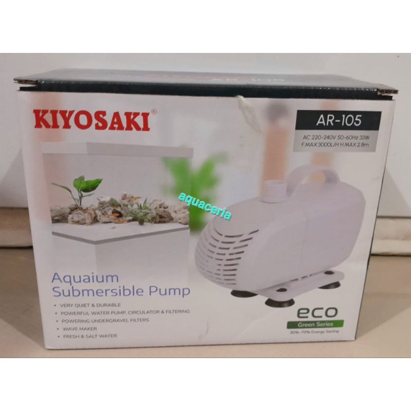 Jual mesin pompa celup air kolam aquarium Kiyosaki AR 105 terlaris | Shopee Indonesia