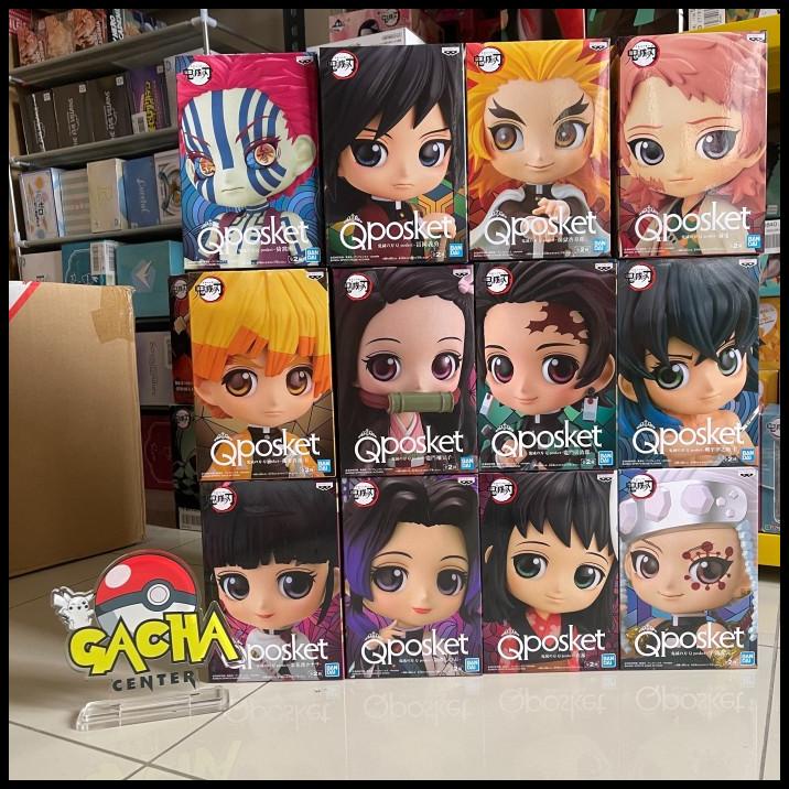 Jual Paket Qposket Demon Slayer Tanjiro Nezuko Inosuke Zenitsu Rengoku ...