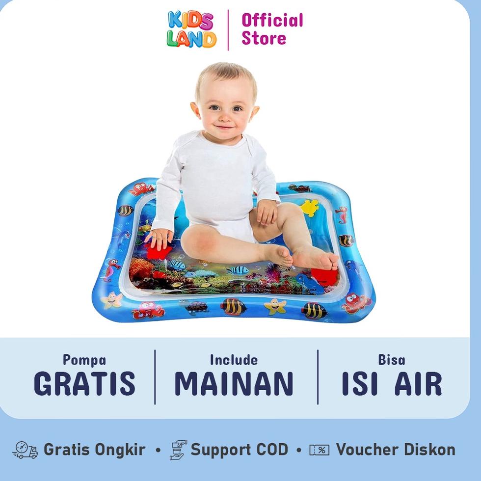 Jual VIRAL Matras Air Bermain Bayi Poble Water Playmat Baby Mainan ...