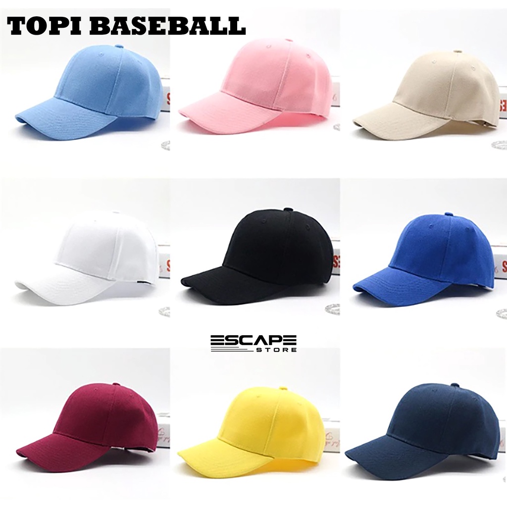 Jual Topi Baseball Polos Hits Distro Untuk Pria dan Wanita Remaja ...