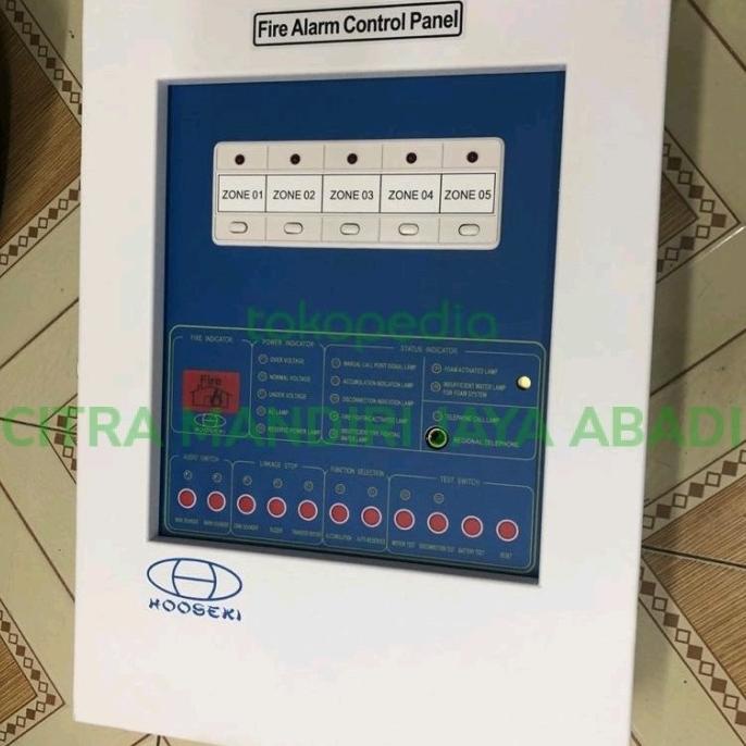 Jual TERBARU- Master Control Panel Fire Alarm 5 Zone Hooseki MCFA PANEL (PROMO) | Shopee Indonesia