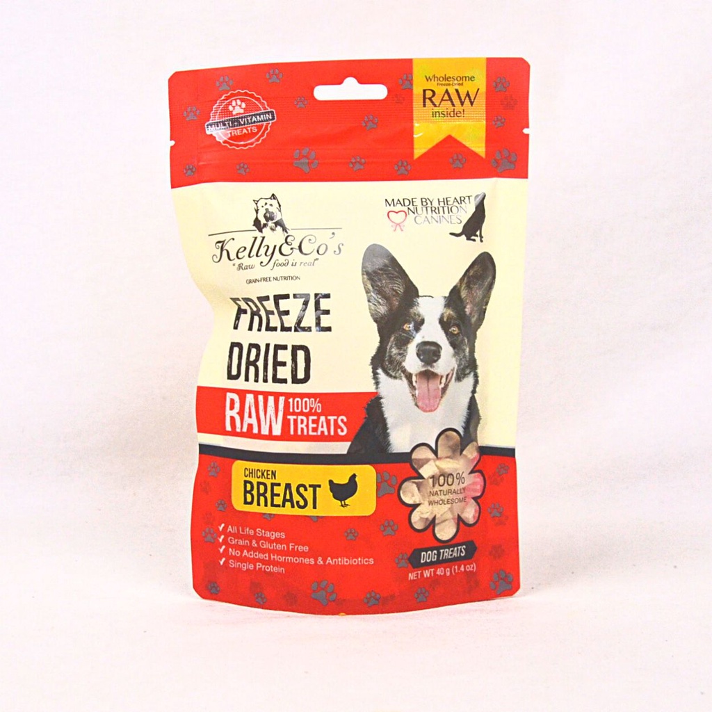 Jual KELLYCO Snack Anjing Freeze Dried Raw Treat Chicken Breast 40gr ...