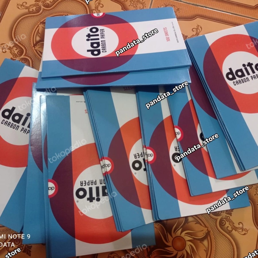 Jual Kertas/Paper Karbon/Carbon DAITO HITAM ukuran F4/FOLIO 100 Lembar | Shopee Indonesia
