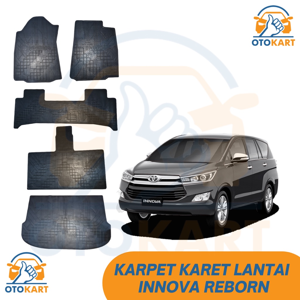 Jual KARPET LANTAI KARET INNOVA REBORN / KARPET KARET MOBIL INNOVA ...