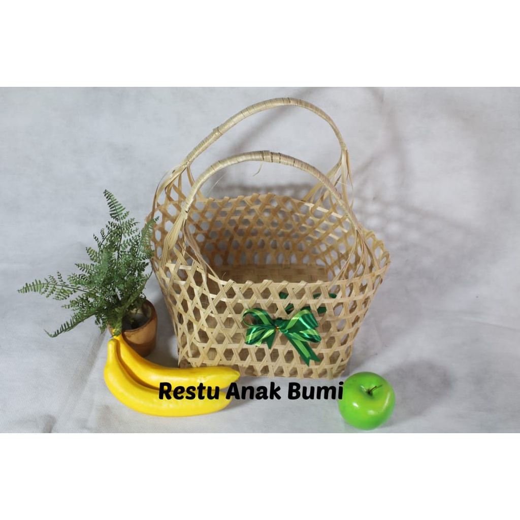 Jual ( TL8 ) (A113) Tas Besek 25x25cm | tas hampers | tas parcel | tas ...