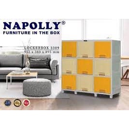 Jual Napolly Locker Box 3 susun/lemari flip napolly | Shopee Indonesia