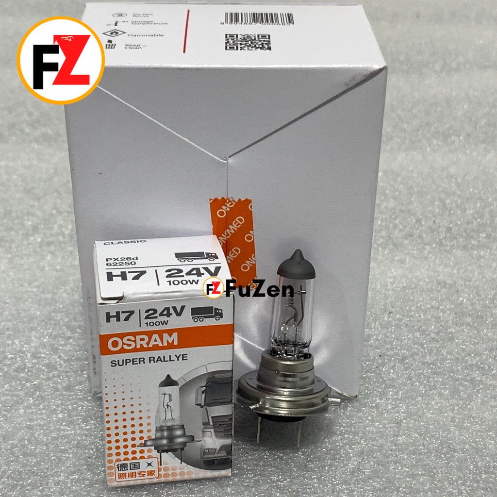 Jual LAMPU HALOGEN Osram H7 24V 100W | Shopee Indonesia