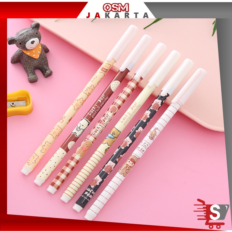 Jual OSM JKT S5711 Pulpen Gel Motif Cute Bear / Pena Beruang Lucu ... Jual OSM JKT S5711 Pulpen Gel Motif Cute Bear / Pena Beruang Lucu ...