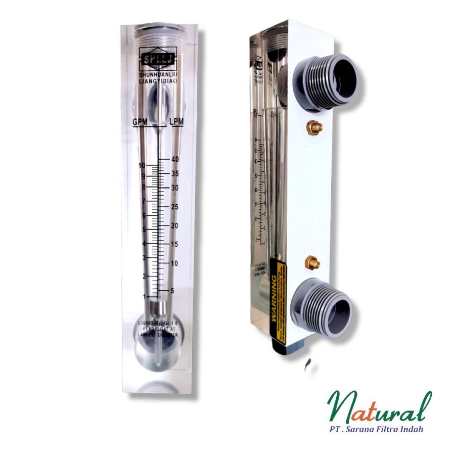 Jual Flow Meter / Rotameter 1 - 10 GPM , 2 - 15 GPM , 2 - 20 GPM , 3 ...
