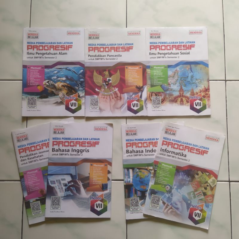 Jual LKS SMP Kelas 7 KURIKULUM MERDEKA / K-21 PROGRESIF Semester Genap ...