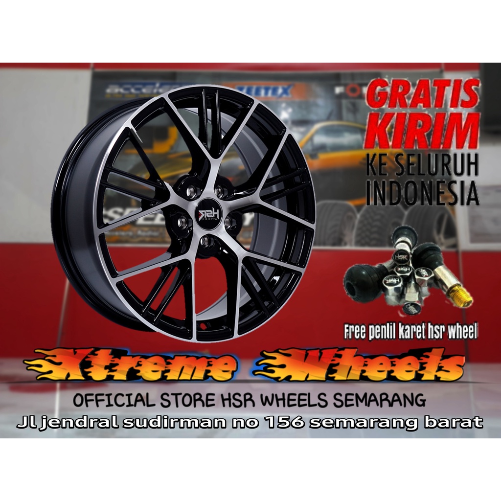 Jual velg racing ertiga ring 16 velg hsr wheel capri r16 lebar 7 et 42 untuk mobil innova terios ...