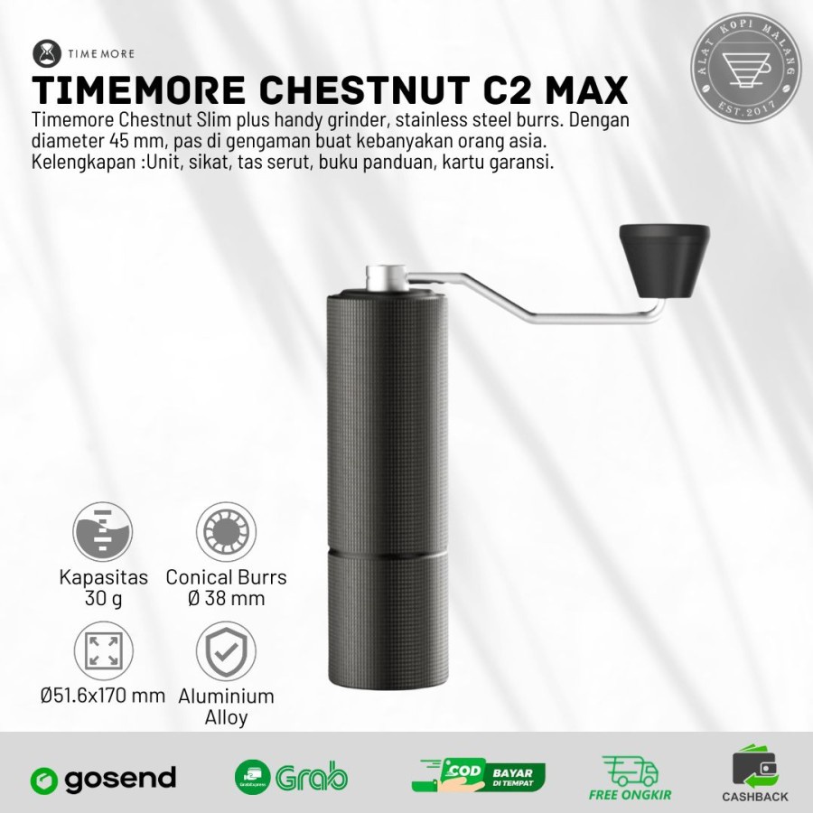 Jual Manual Grinder Timemore C2 | Shopee Indonesia