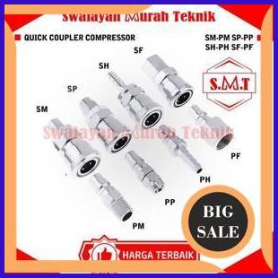 Jual tools Quick Coupler Compressor Sambungan Selang Angin Kompresor ...