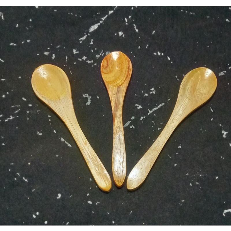 Jual SENDOK MASKER,SAMBAL,BUBUR BAYI. KAYU MAHONI. (minimal beli 3pcs ...