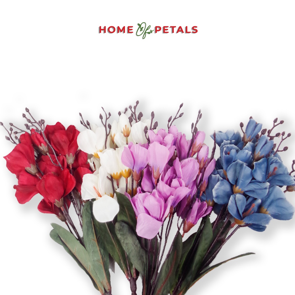 Jual Bunga Gladiol Artific Flower Bunga Palsu Dekorasi Bunga Kain ...