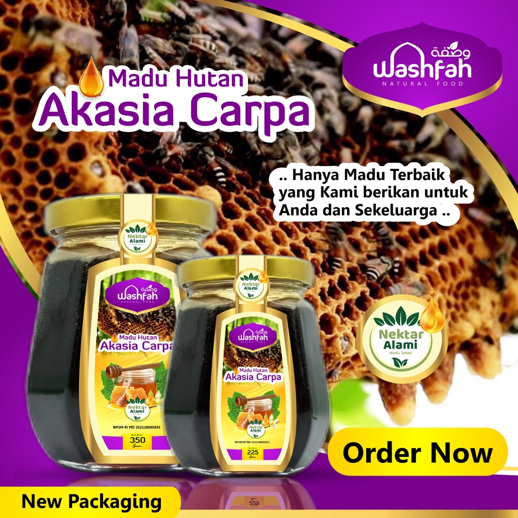 Jual Madu Hutan asli AKASIA CARPA 350 gram - Madu Murni Hutan AKASIA ...