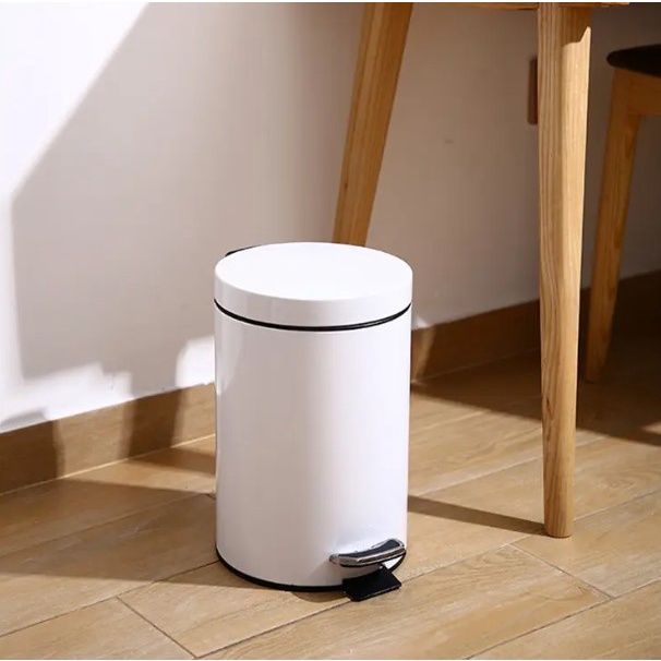 Jual Tempat Tong Sampah Injak Pedal Bin Round 5 Liter | Shopee Indonesia