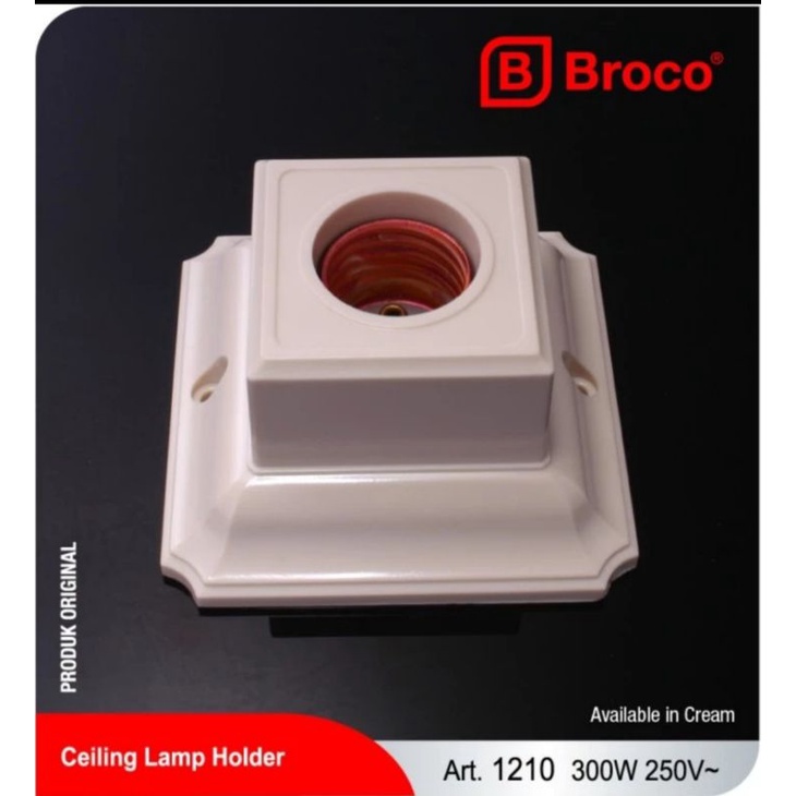 Jual Fitting Plafon Besar Broco 1210 B / Fitting Plavon / Fitting Lampu ...