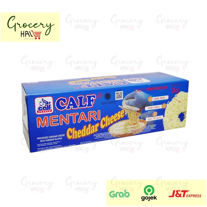 Jual MENTARI CHEDDAR CHEESE 2 KG - CALF CHEDDAR MENTARI | Shopee Indonesia