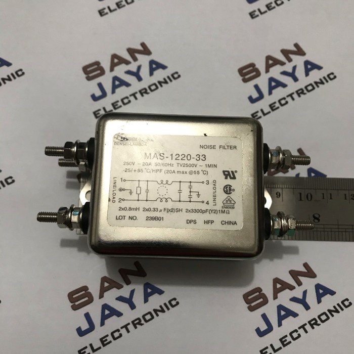 Jual Komponen Emi Filter / Noise Filter 20A, 1 Phase | Shopee Indonesia