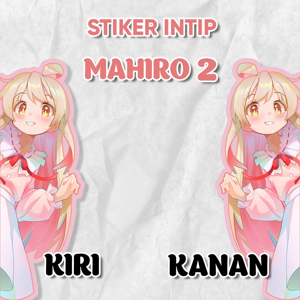 Jual Stiker Intip Samping Mahiro Onimai / Sticker Anime Waterproof ...