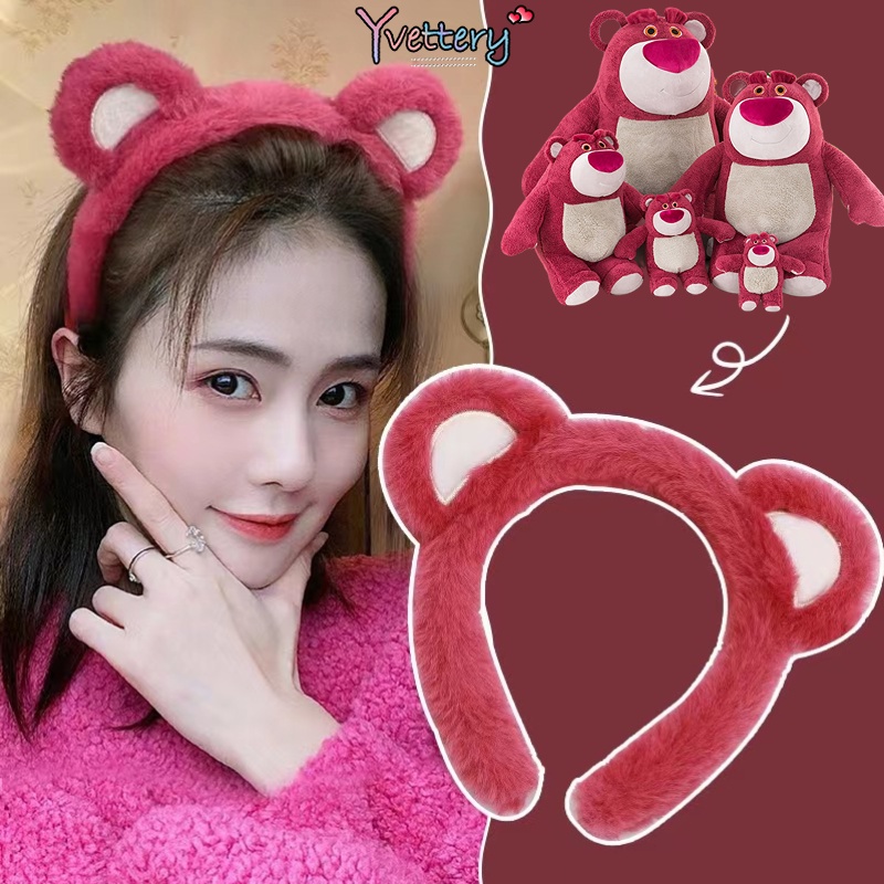 Jual COD ️ Pink Bear Headband / Bando Lucu / Korea Kartun Sanrio Kuromi ...
