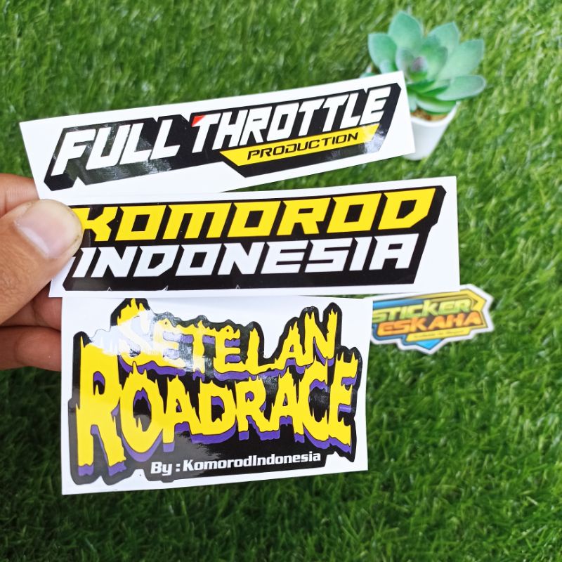 Jual Stickerpack Komorod Indonesia Stiker Setelan Road Race | Shopee ...