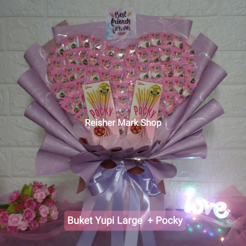 Jual Buket Yupi size Large Jumbo 50 cm & 65 cm (Area Bandung only ...