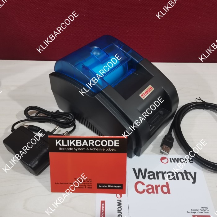 Jual MURAH PRINTER KASIR/PPOB THERMAL 58MM IWARE C58BT ANDROID (USB+BLUETOOTH) MURAH | Shopee ...
