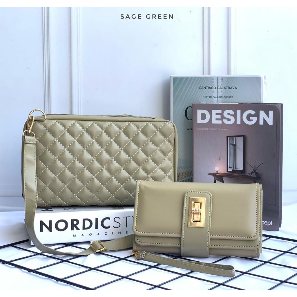 Jual PAKET COUPLE WALLET TASEL DAN CLEVA POLOS | Shopee Indonesia