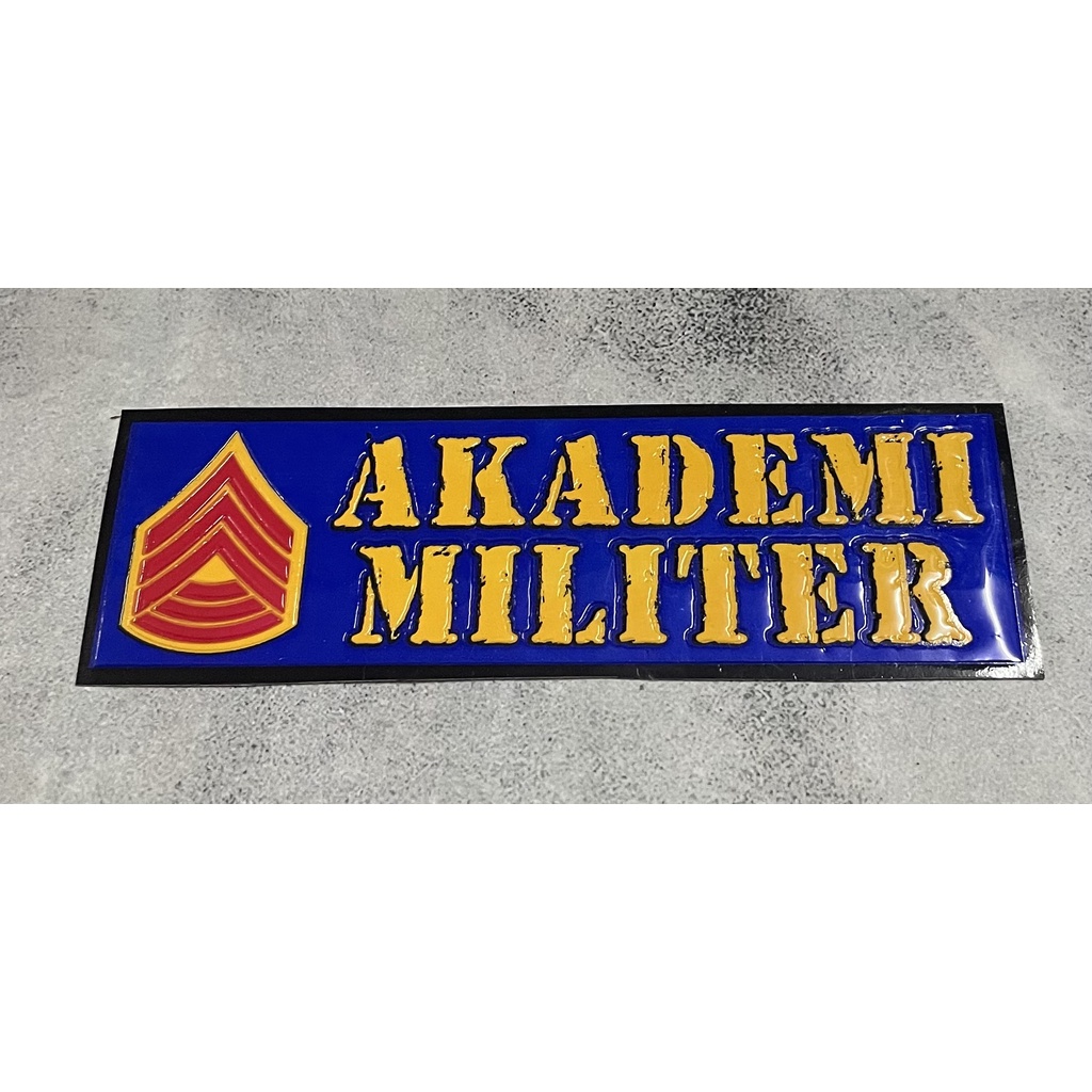 Jual Sticker Akmil (Pjg Biru) - Stiker Akademi Militer - Stiker Akmil ...