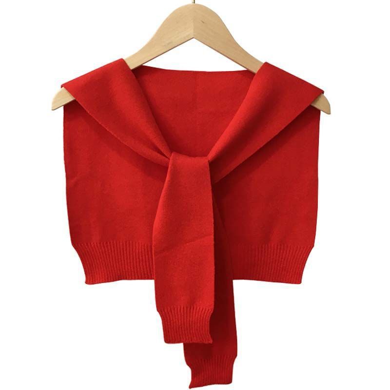 Jual Aksesoris baju syal bahu syal kerah rajut selendang korea import ...