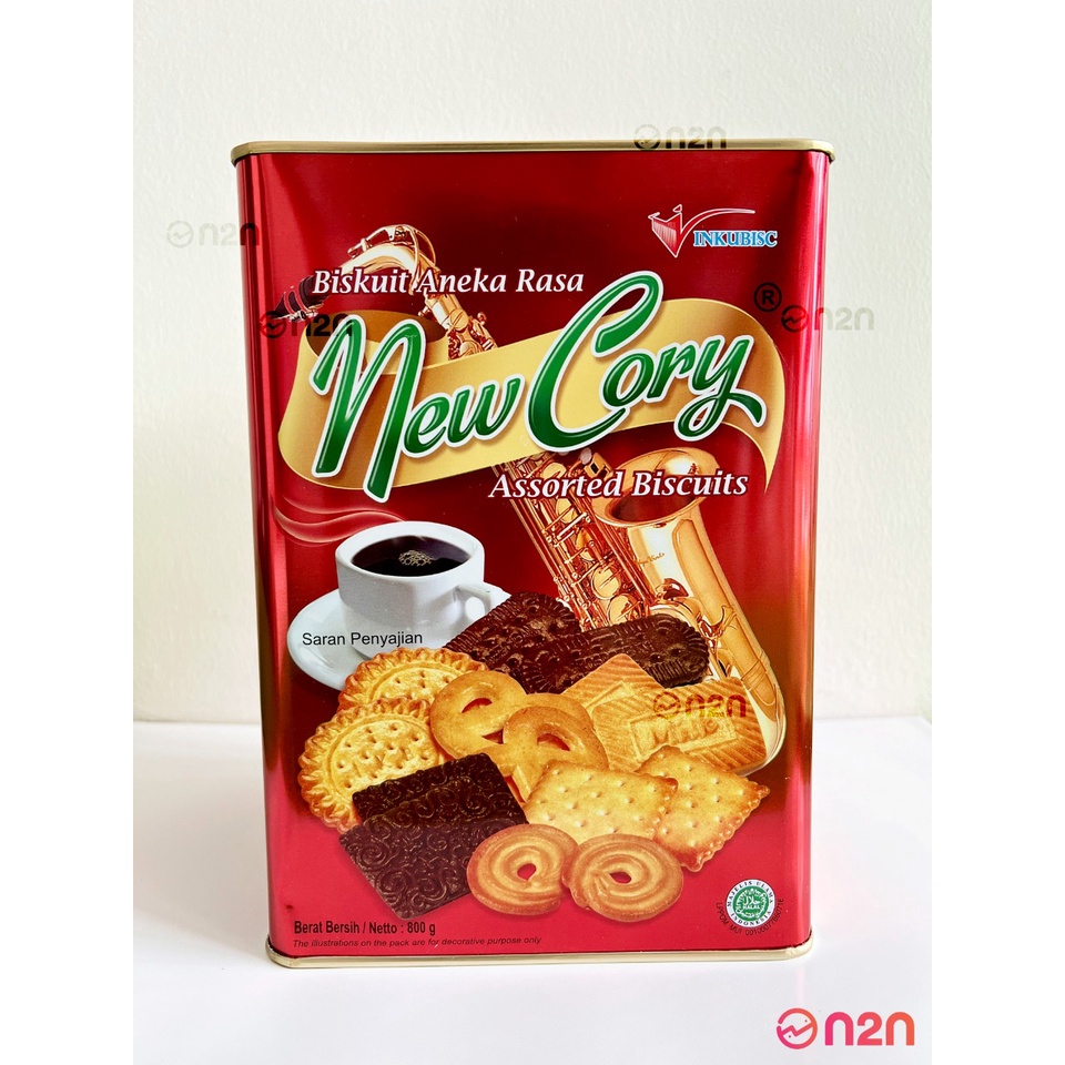 Jual INKUBISC New Cory Biscuit Aneka Rasa Assorted Biskuit | Kaleng ...