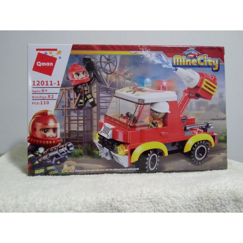 Jual Qman MineCity Block Fireman Series - Jet (12011 - 1) | Shopee Indonesia