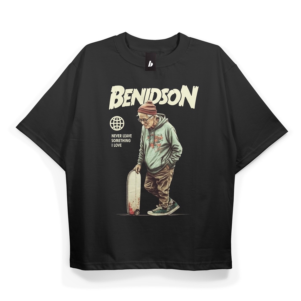 Jual BENIDSON Oversized Tshirt Somthing I Love | Shopee Indonesia