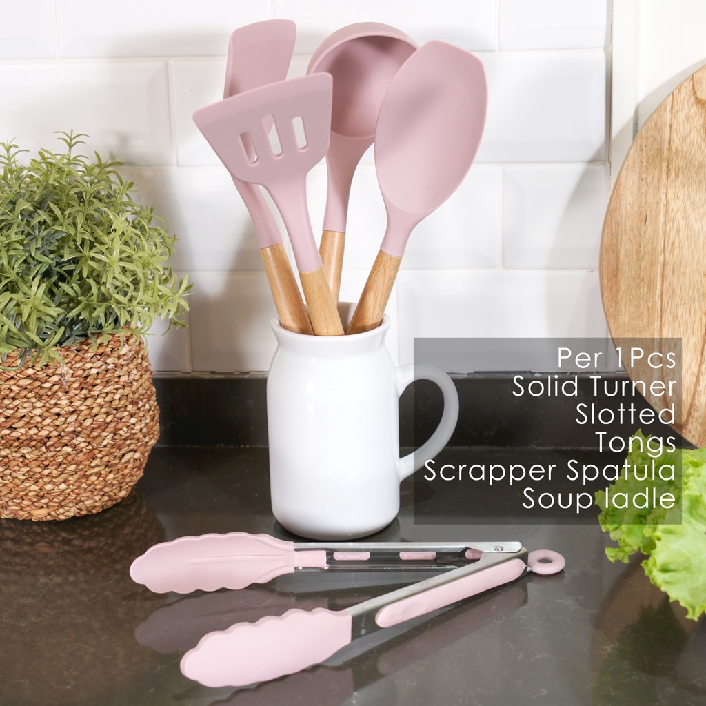 Jual Pero Spatula Silicone / Spatula SIlicone Tahan Panas Lilac ...