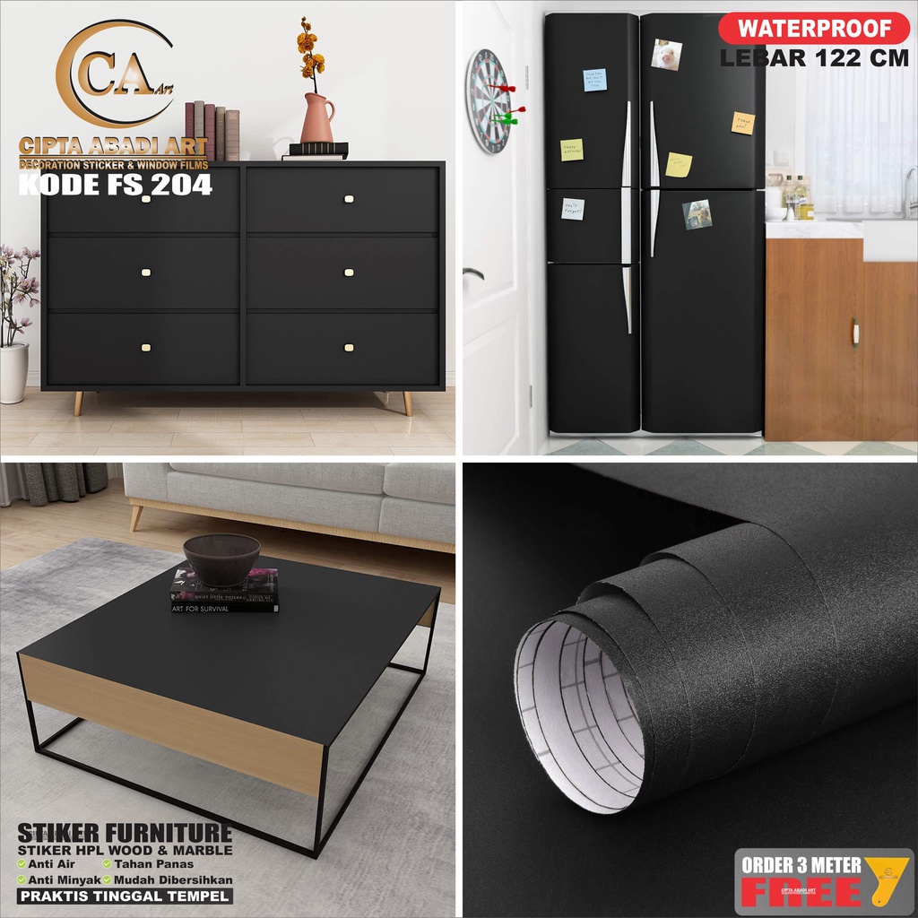 Jual PVC SHEET Stiker Furniture Lemari Meja Kitchen Set Kaca Anti Air ...
